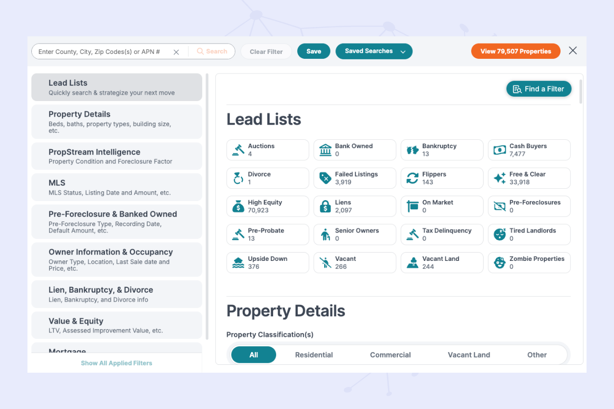 The Future of PropStream Part 2: New Filters & Refreshed Interface